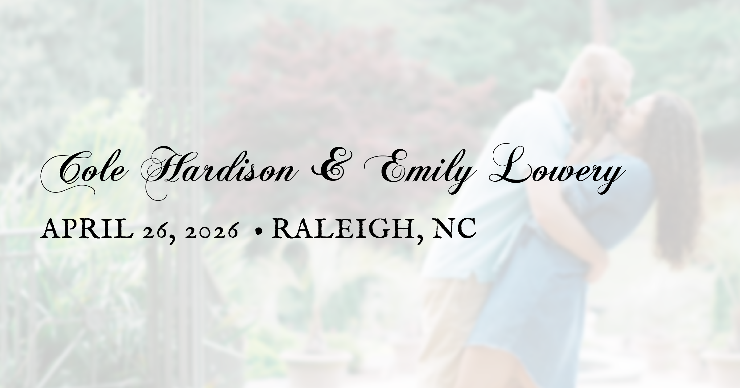 Cole & Emily · April 26, 2026